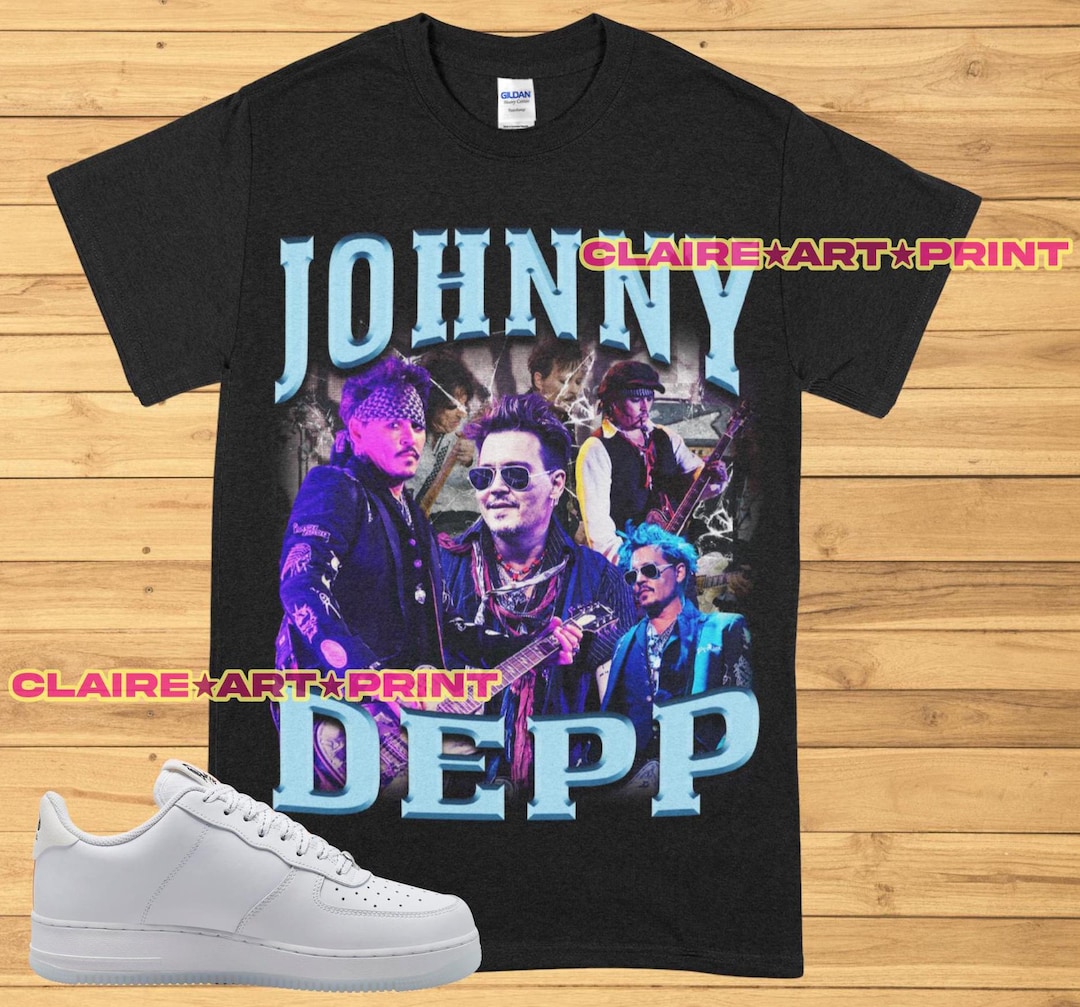 Retro Johnny Depp Shirt Johnny Depp Tshirt,johnny Depp T-shirt,johnny ...