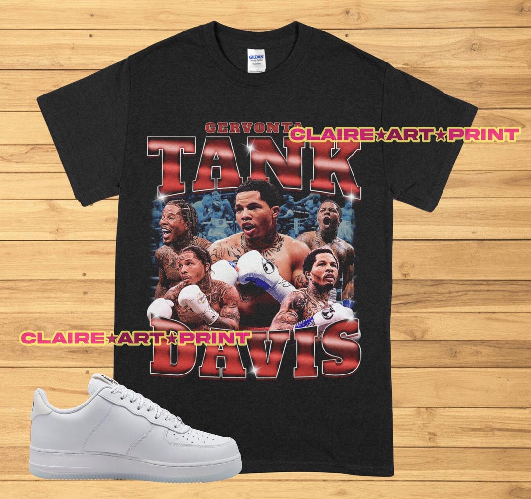 Vintage Style Gervonta Davis T Shirt, Tank Shirt, Boxer Shirt, Gervonte ...