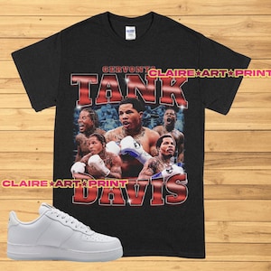 Vintage Style Gervonta Davis T Shirt, Tank Shirt, Boxer Shirt, Gervonte ...