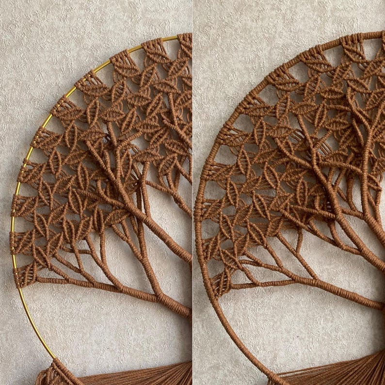 Large Tree of Life Macrame Wall Hanging, Personalized Gift, Boho Wall Decor, Gift for Her ...