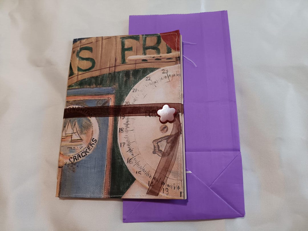 Wallpaper Covered Junk Journal With Goodie Bad. - Etsy