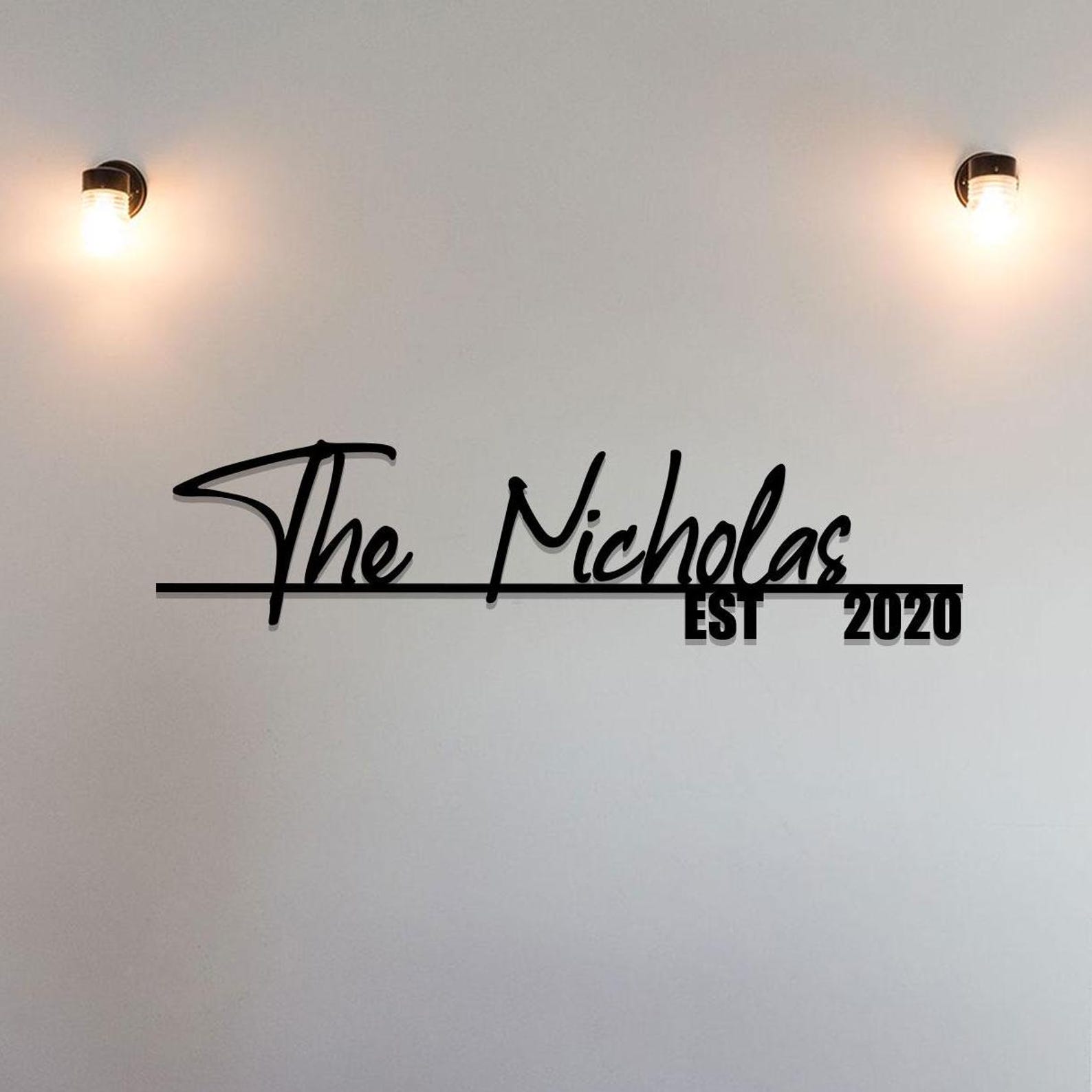 Custom Metal Words,custom Metal Sign, House Sign,wall Sign,wall Art ...
