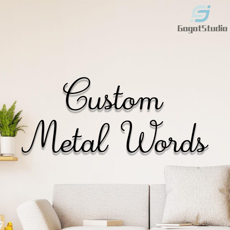 Metal Custom Cutout Sign - Etsy