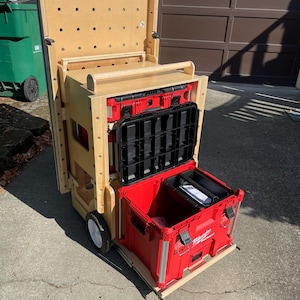 Workbench Rolling Cart (wroc) Packout Toolbox Plans - Imperial - Etsy