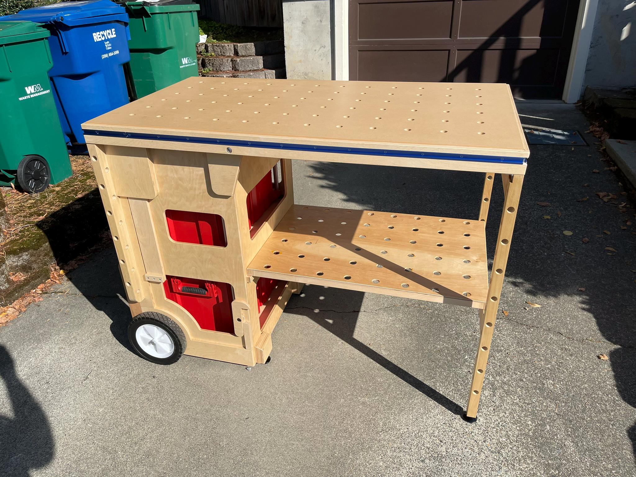 Workbench Rolling Cart (wroc) Packout Toolbox Plans - Imperial - Etsy