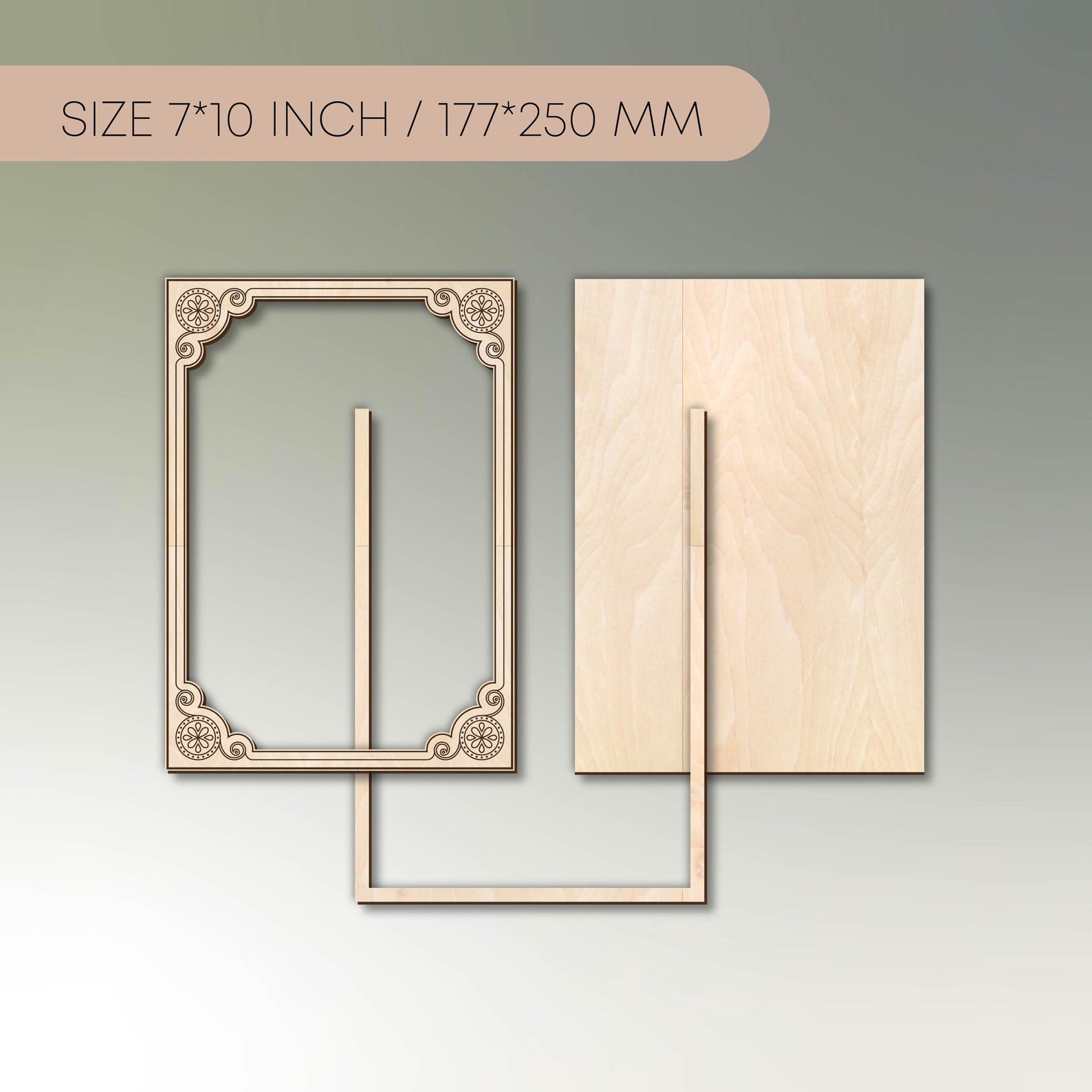 Vintage Frame SVG Bundle Wood Photo Frame Svg DIY Engraved Frame Laser ...