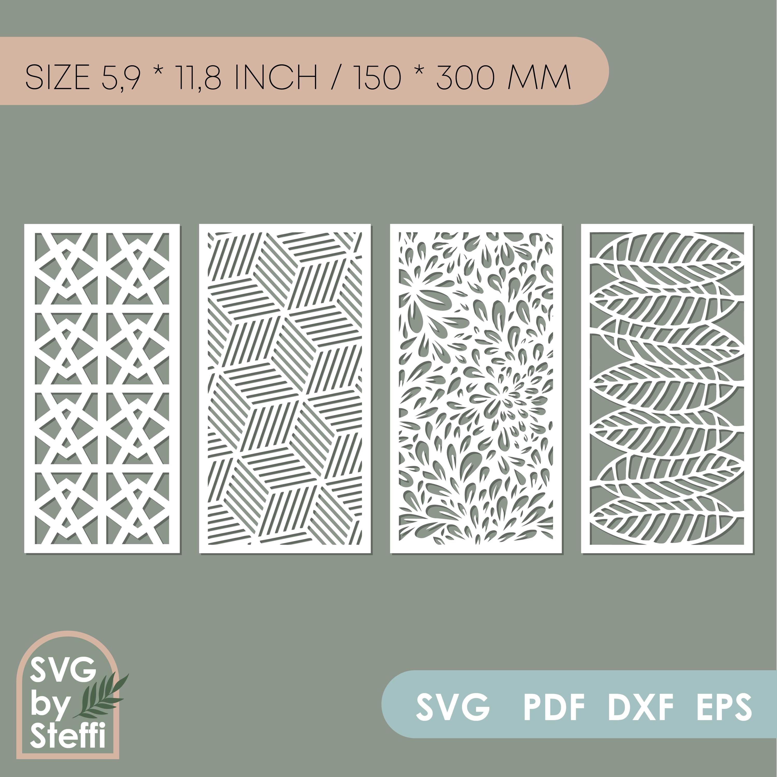 Wall Panel Svg Decorative Panel Svg Vertical Wood Panel Laser Cut ...