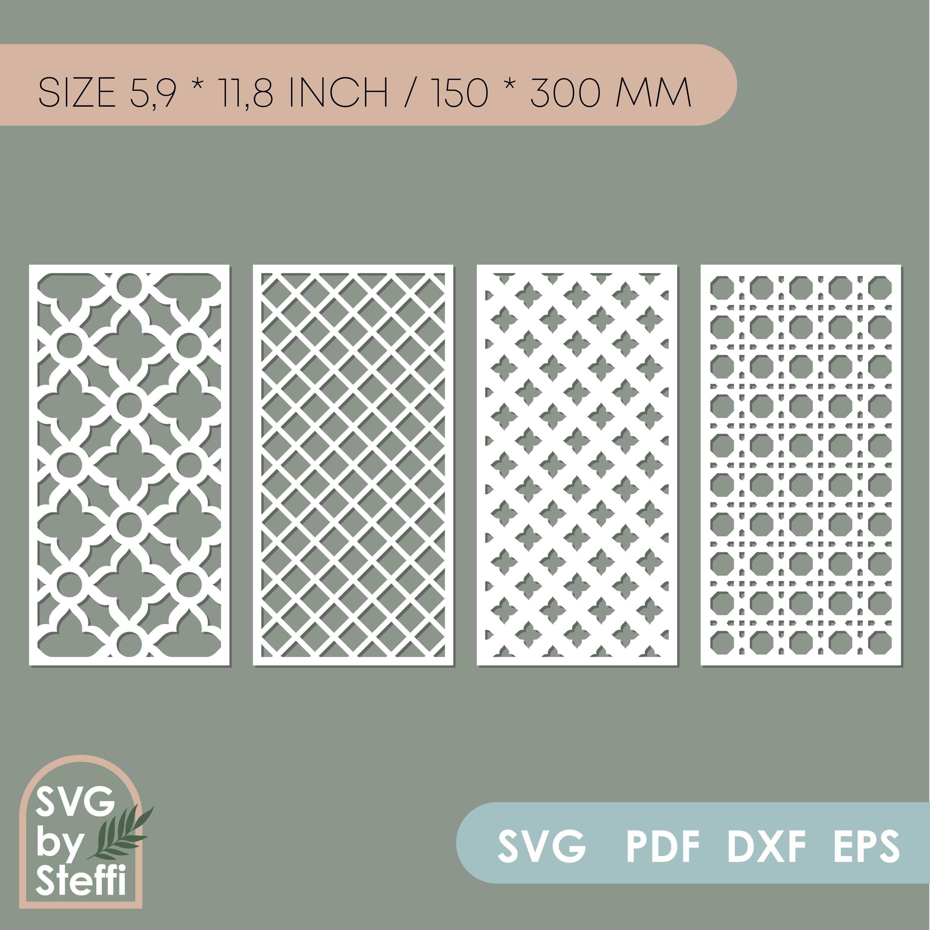 Wall Panel Svg Decorative Panel Svg Vertical Wood Panel Laser Cut ...