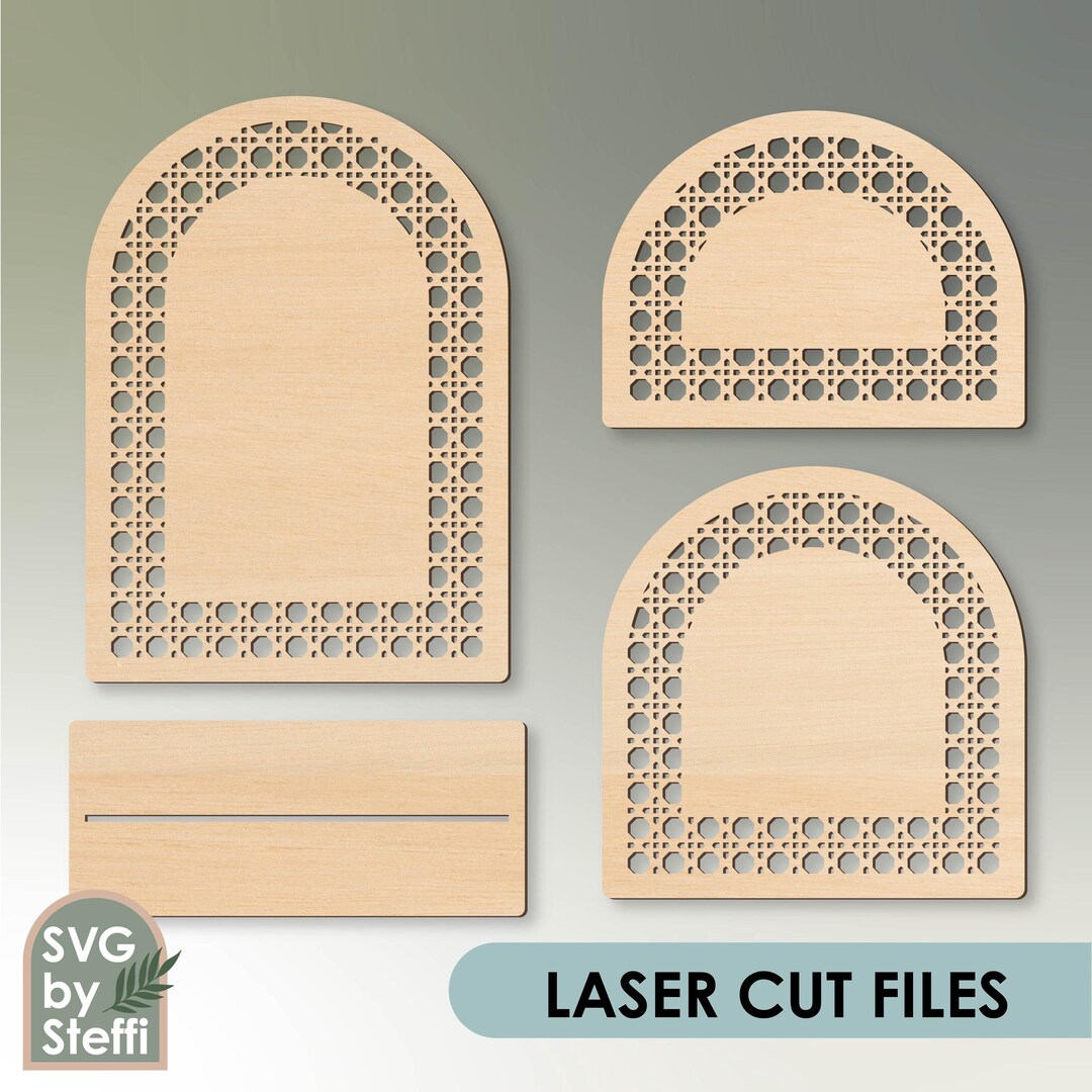 Rattan Arch Sign Svg Arch Shape Laser Cut Files Arched Frame Svg Arch ...