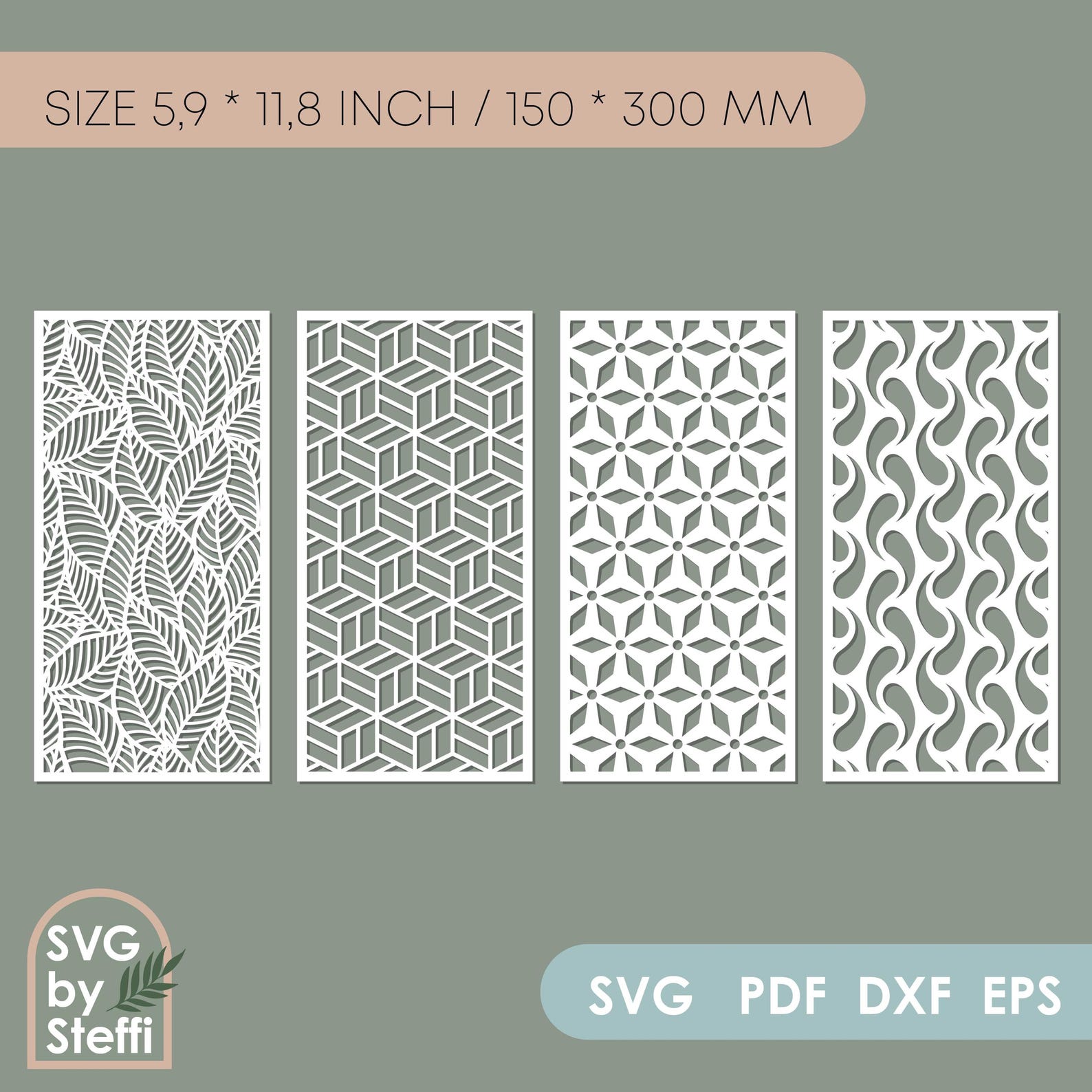 Wall Panel Svg Decorative Panel Svg Vertical Wood Panel Laser Cut ...
