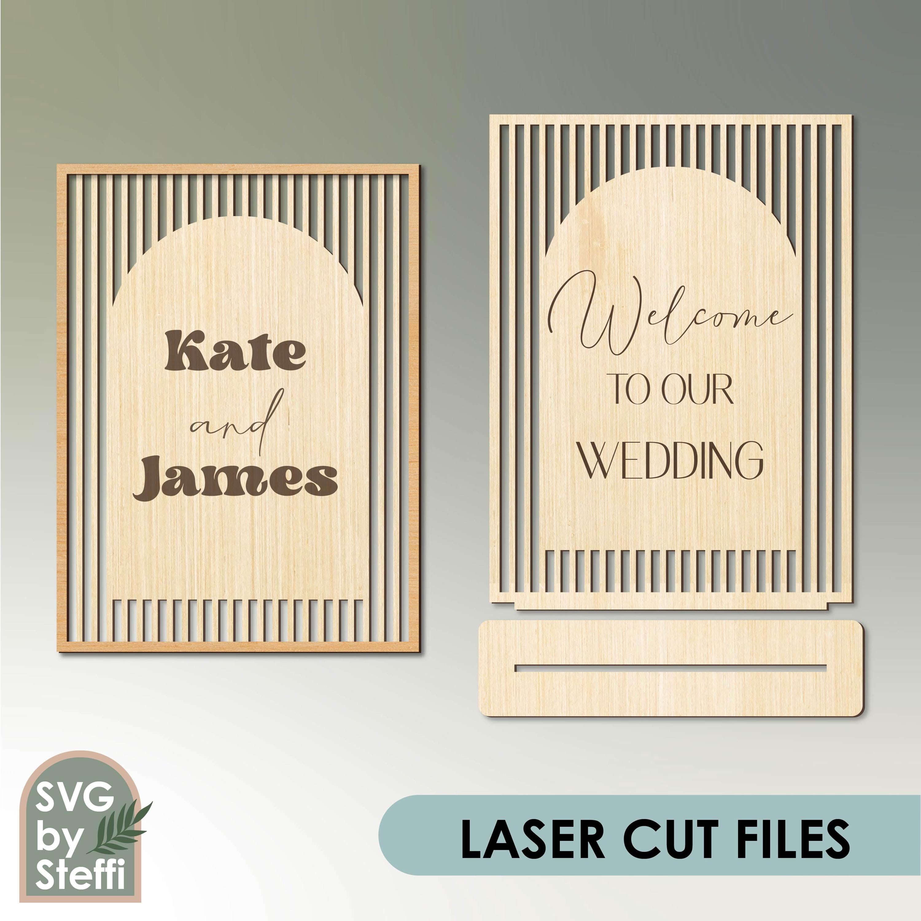 Arch Sign Svg Wedding Sign Template Social Media Sign Laser Cut Files ...