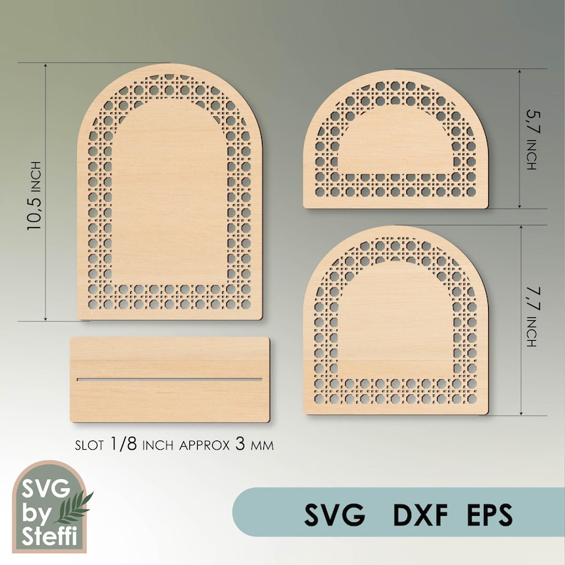 Signo de arco de ratán svg Archivos cortados con láser en forma de arco ...