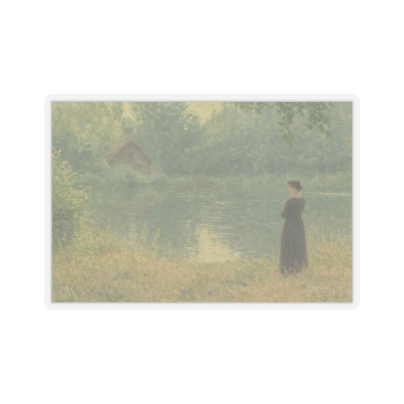 Pride and Prejudice Sticker: Monet Style Cottagecore Art - Etsy
