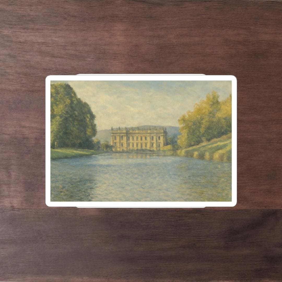 Monet Style Pemberley Sticker: Pride and Prejudice, Jane Austen Art - Etsy