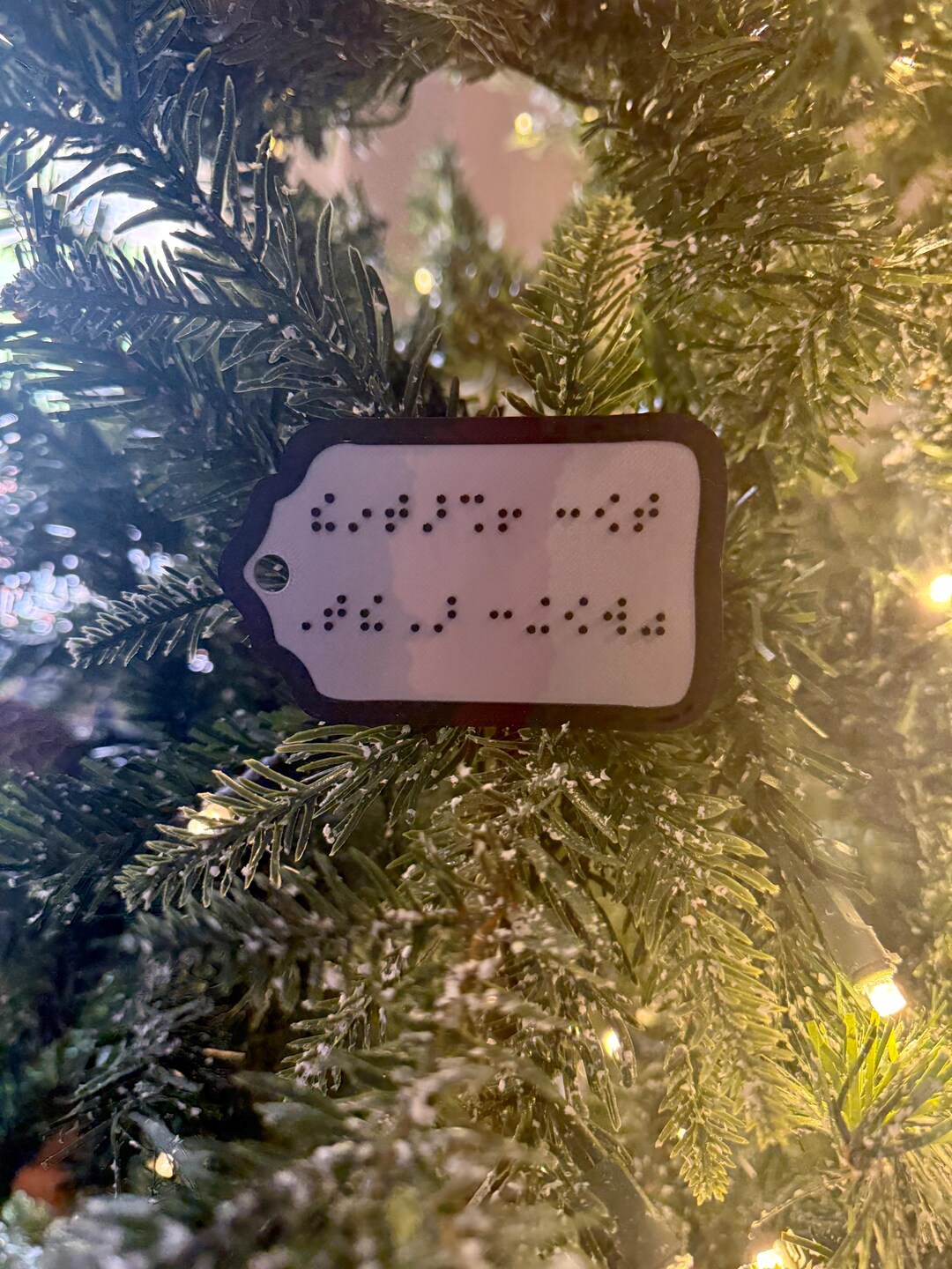 Braille Gift Tag 5 Pack - Etsy