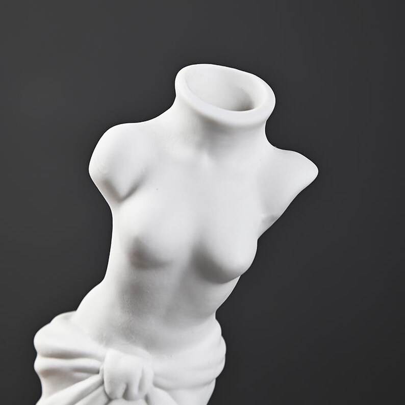 Body Vase Female Form White Bud Vases Body Shaped Small Mouth Unique Female Body Vase - Etsy