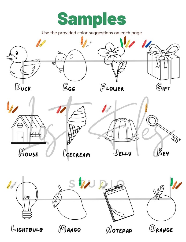 Alphabet Coloring Book for Kids Digital Download Educational & Fun - Etsy