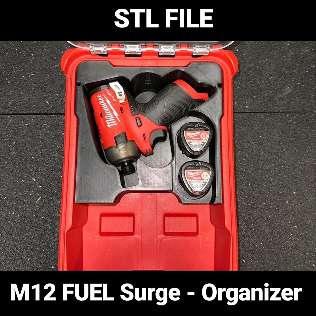 STL FILE - Insert for M12 Surge Impact Driver (2551-20) - Milwaukee ...