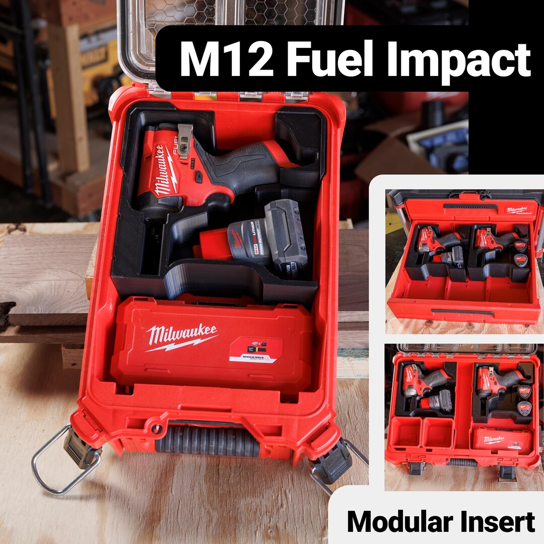 Modular Packout Insert for M12 Fuel Impact Driver (3453-20) - Etsy