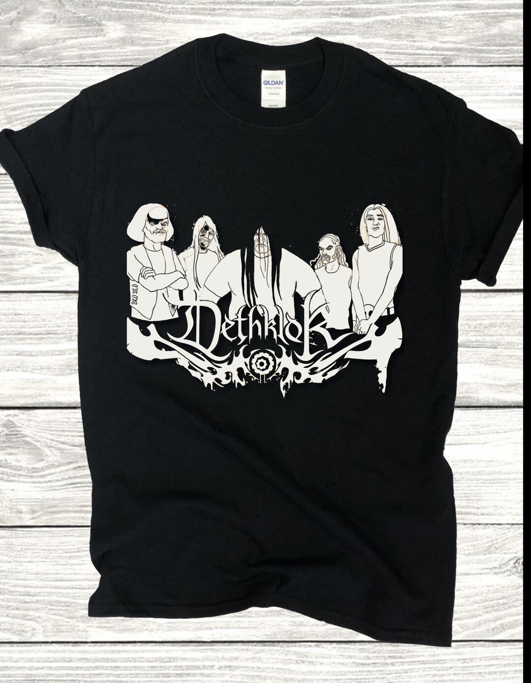 Dethklok T-shirt, Metal Band Concert Tee for Music Lovers Unisex Jersey ...