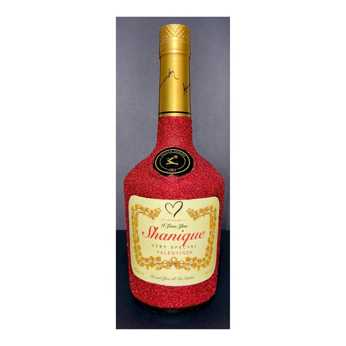 Very Detailed Custom Hennessy Label - Etsy