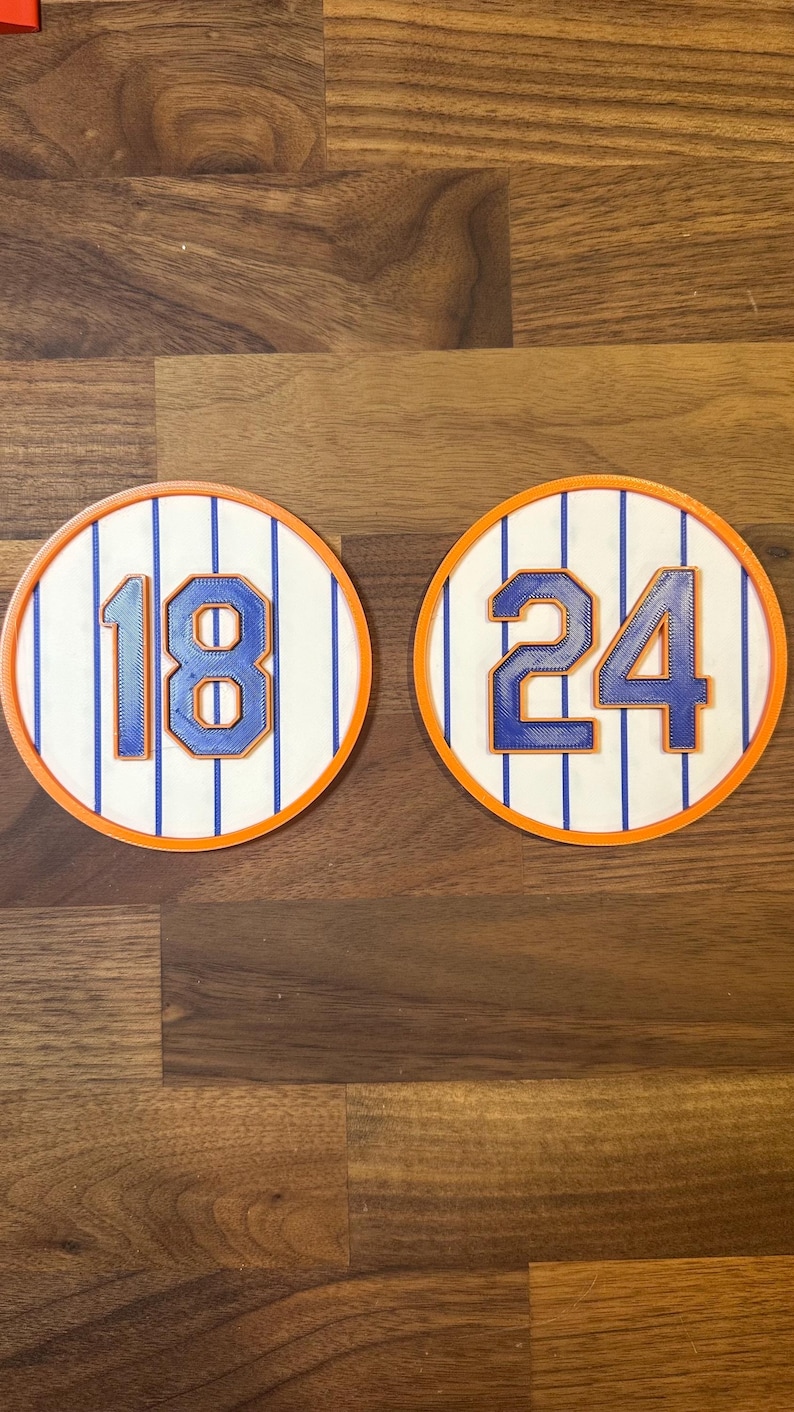 Mets Retired Number Magnet: Baseball Fan Kitchen Decor - Etsy