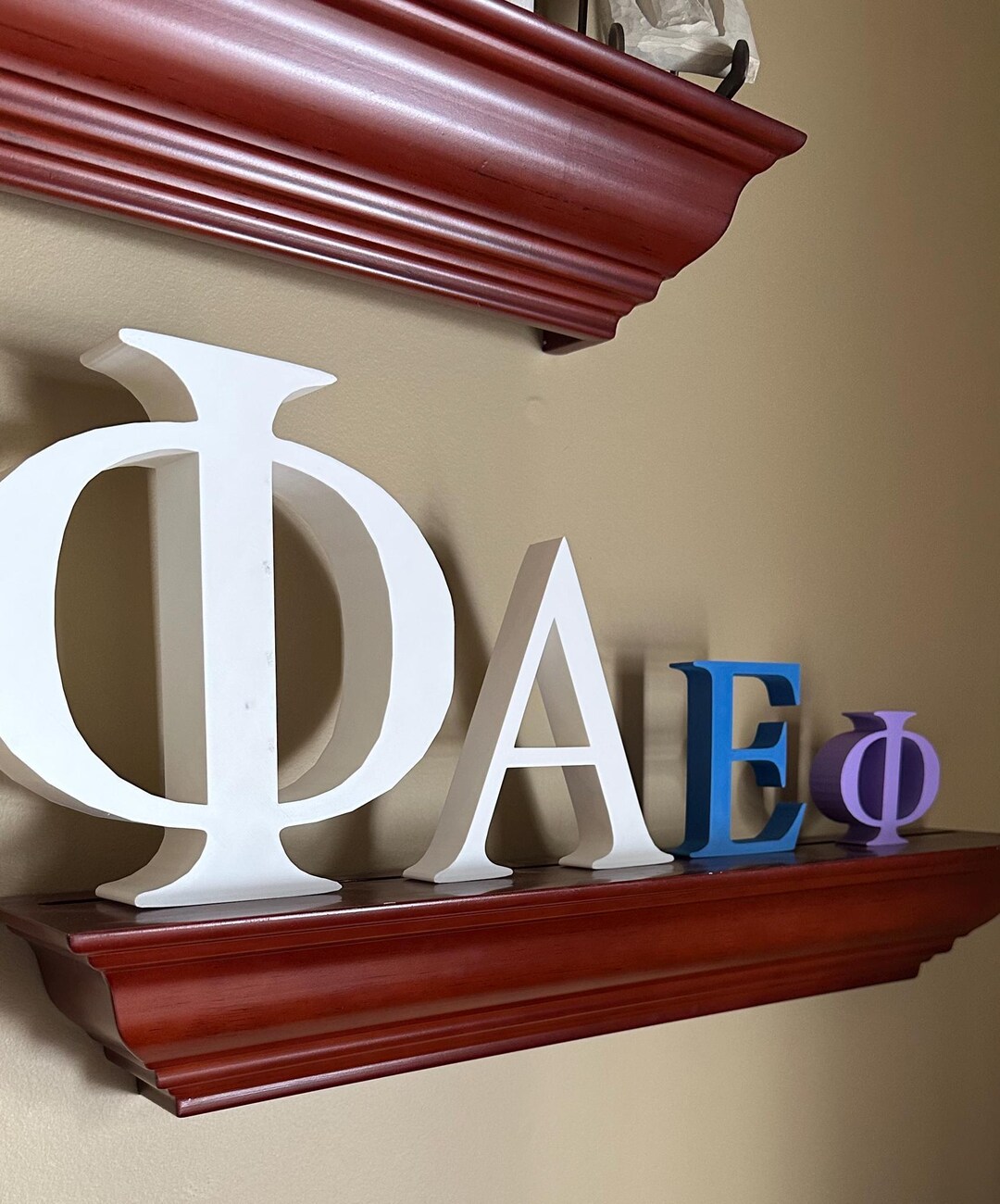 Custom 3D Greek Letters Self-standing Sorority and Fraternity Decor ...