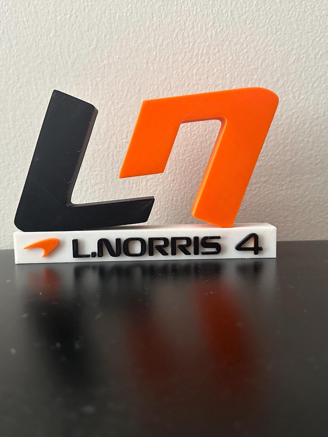 Lando Norris 3D Printed Desk/shelf Sign Show Your Support in Style - Etsy
