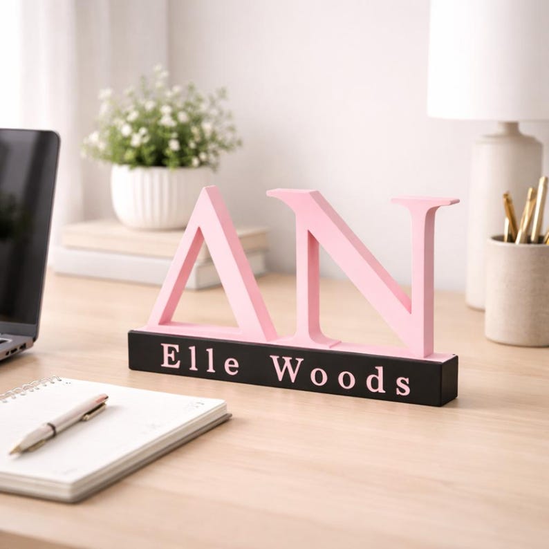 Personalized Greek Letter Sign: 3D Printed Sorority Fraternity Gift - Etsy