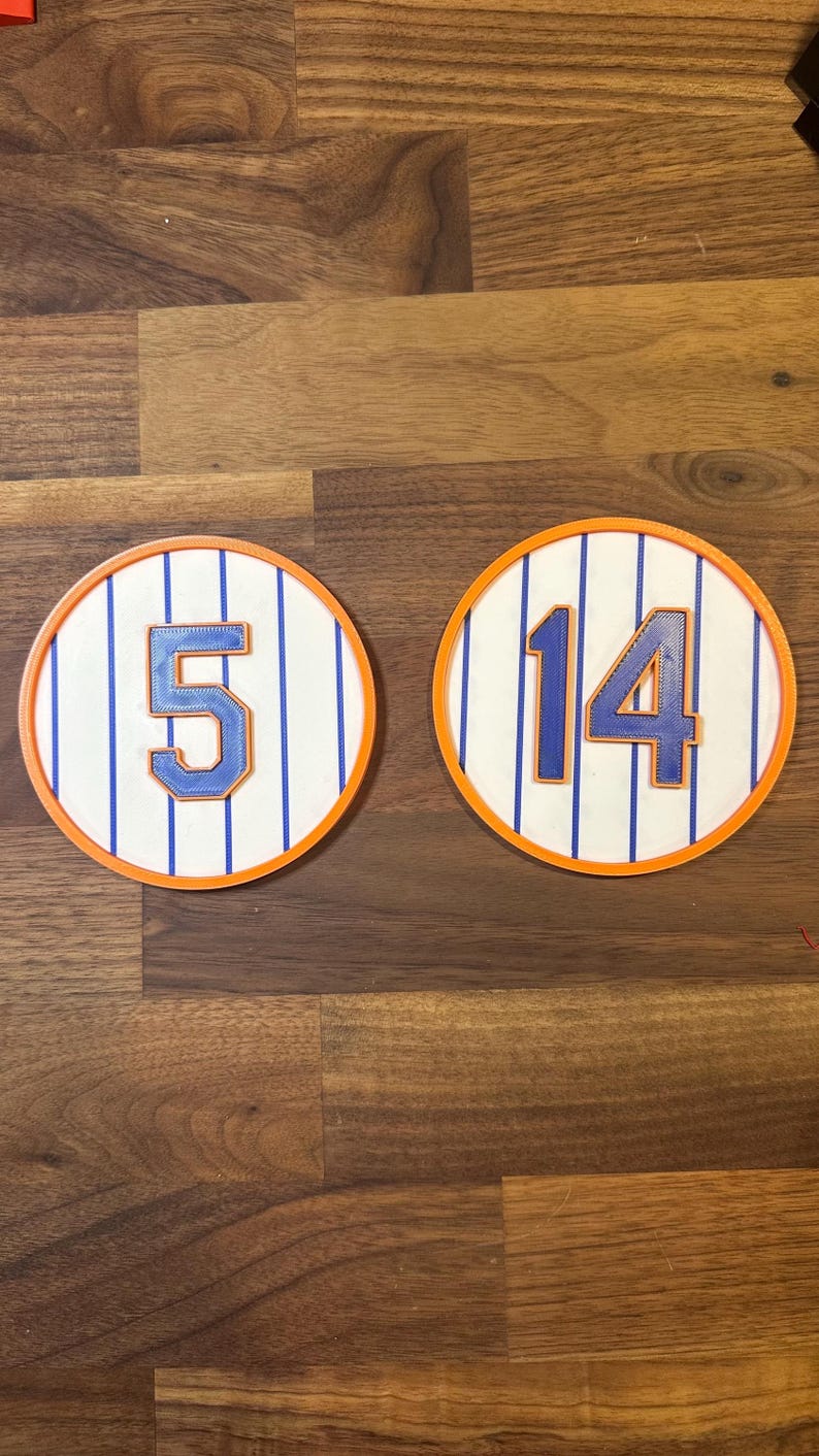 Mets Retired Number Magnet: Baseball Fan Kitchen Decor - Etsy