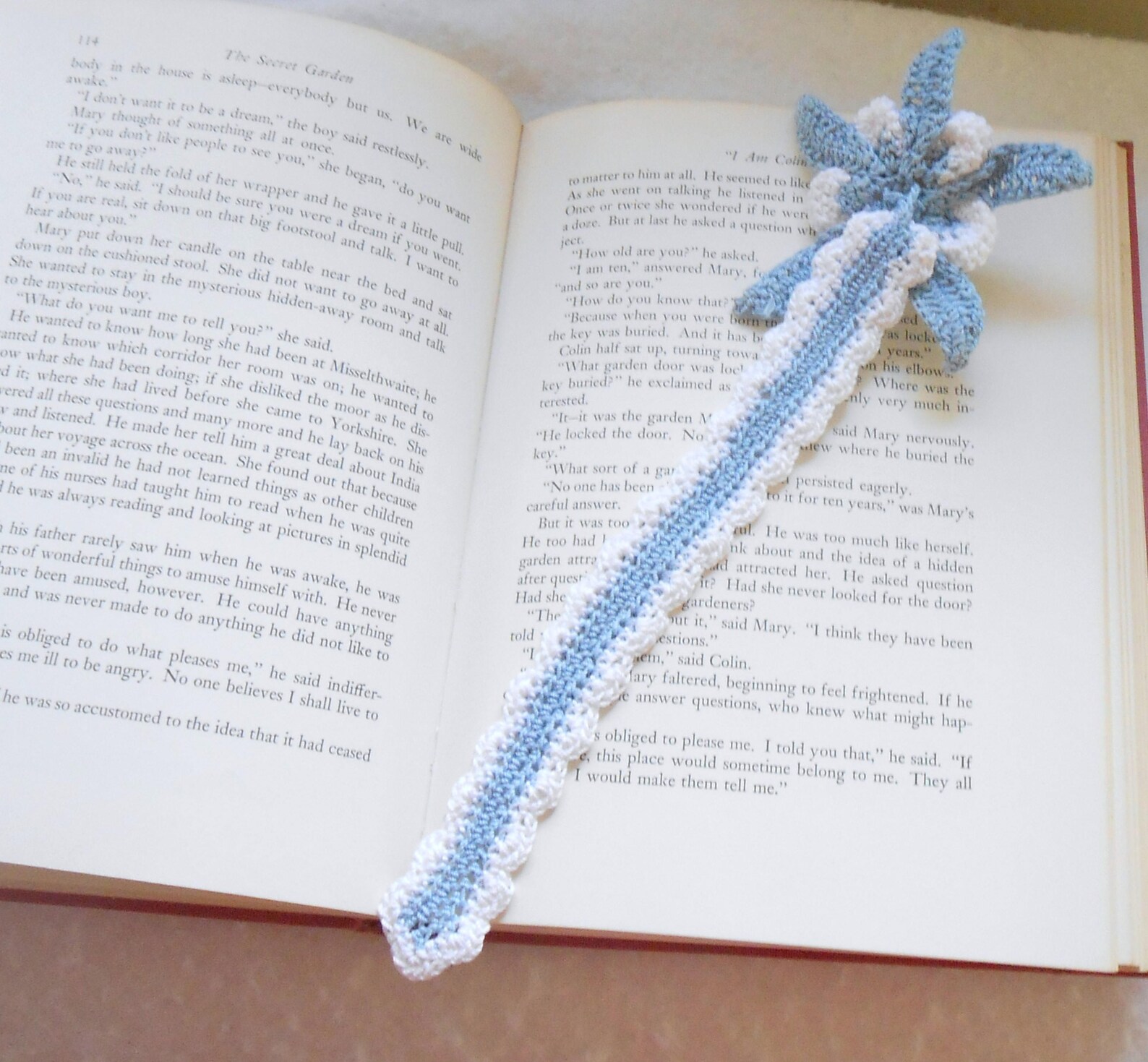 Columbine Bookmark Thread Crochet Pattern, Floral Bookmark DIY ...