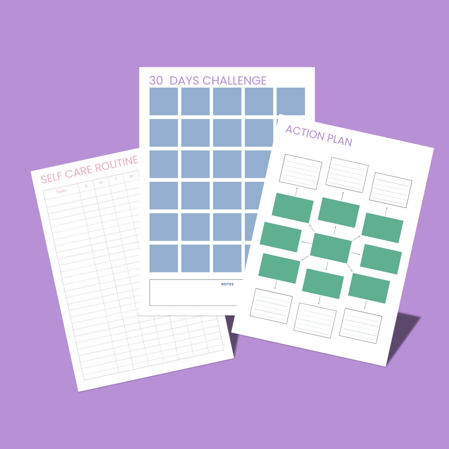 ADHD Action Plan Habit Tracker ADHD Organization Tool Focus Finder ...