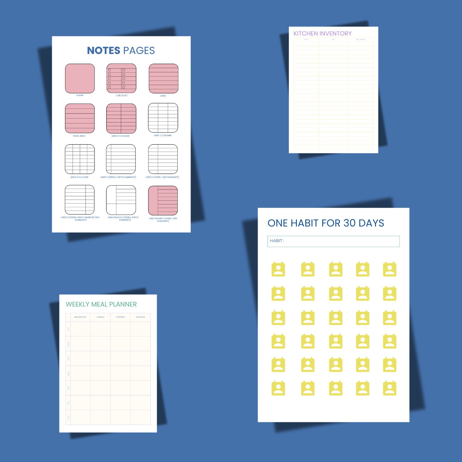 ADHD Action Plan Habit Tracker ADHD Organization Tool Focus Finder ...