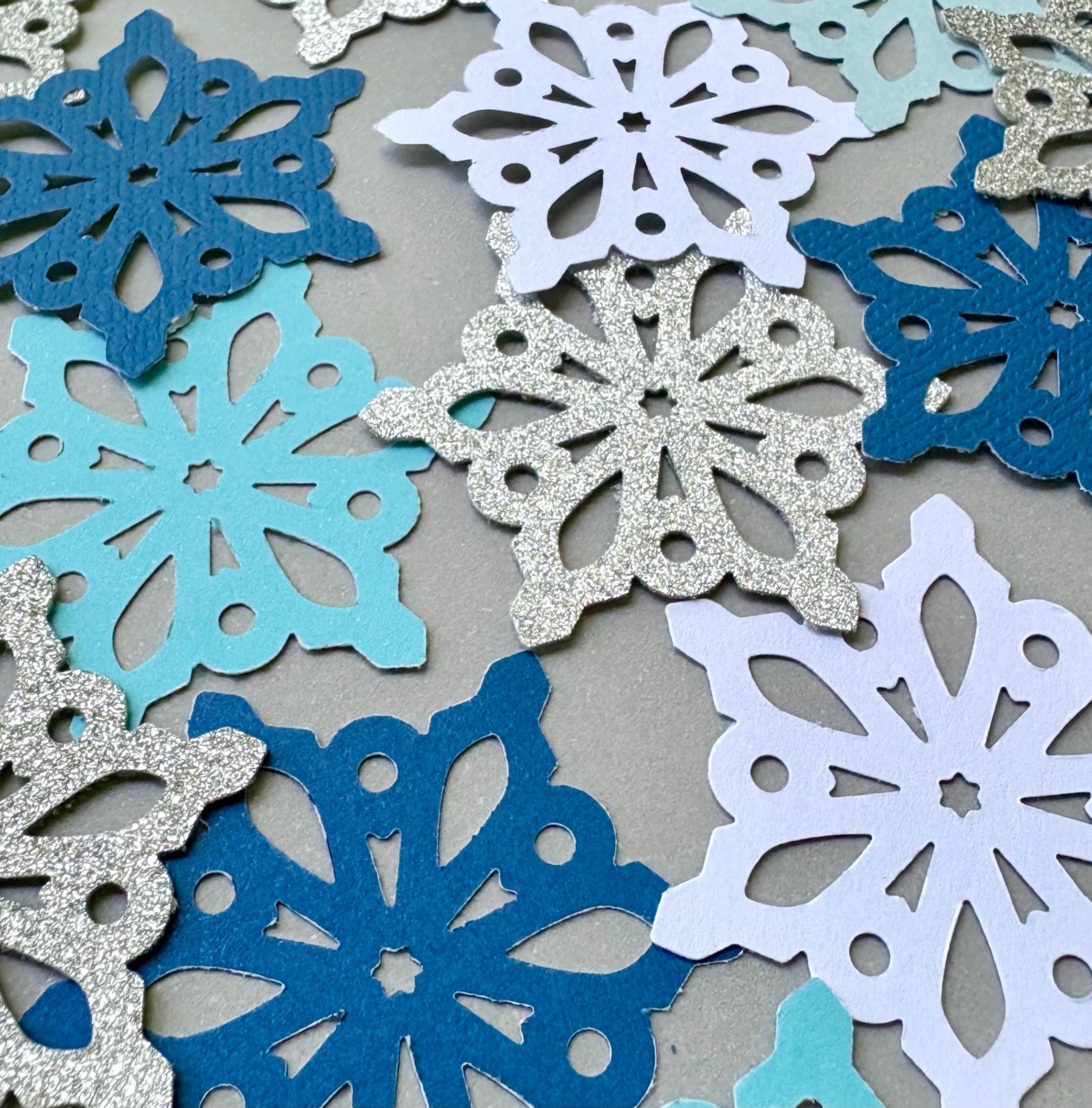 FREE SHIP! 30 Snowflake Die Cuts, Snowflakes, Craft Embellishments ...