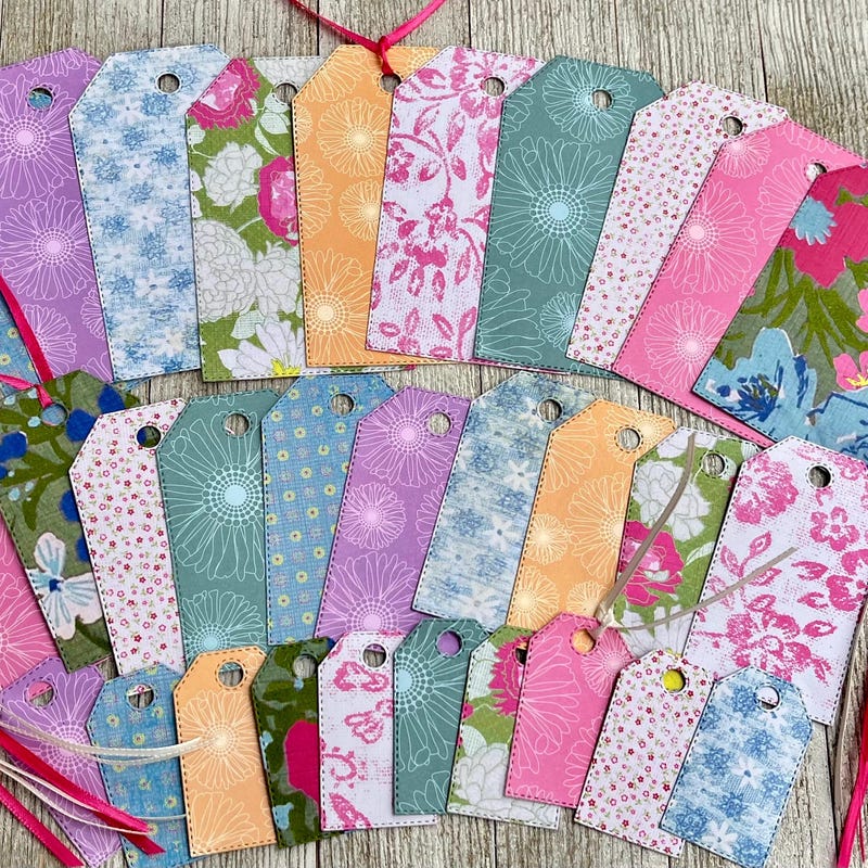 Scrapbooking Tags - Etsy