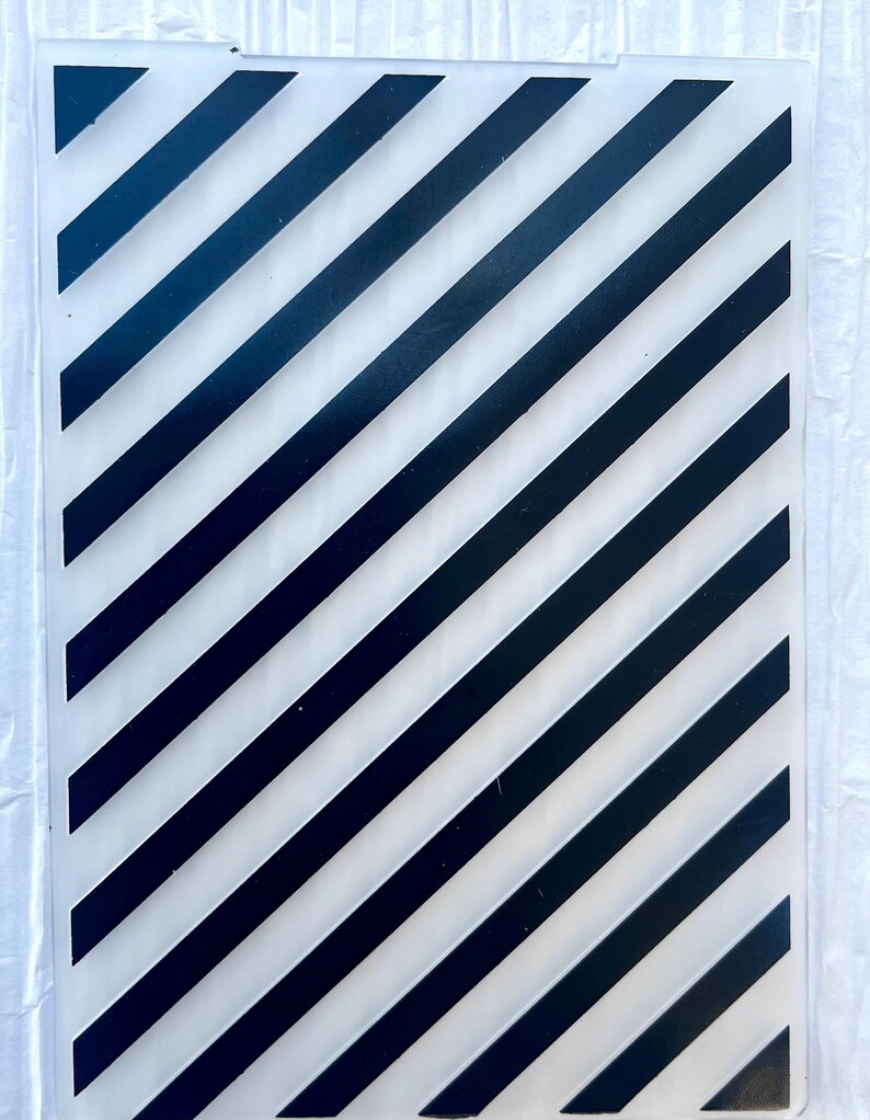 Lines Stripes Embossing Folder for Cards and Scrapbooks, Embossed Paper ...