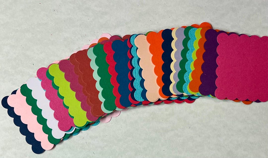 FREE SHIPPING! 50 Paper Squares / Square Die Cuts / Assorted 2 Inch ...