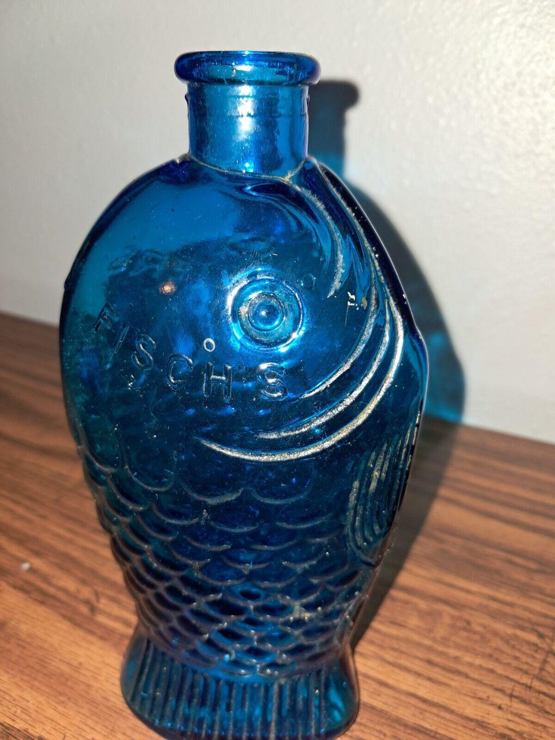 Dr Fisch's Bitters Cork Bottle Vintage MCM Fish - Etsy