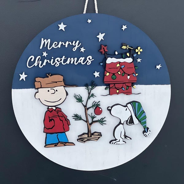 Charlie Brown Christmas Sign - Etsy