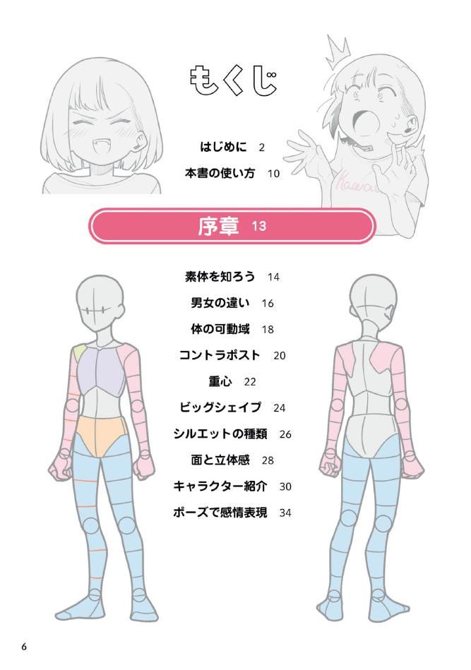 Kawaii Sensei / Kawaiisensei How to Draw Character Pose / Poses ...