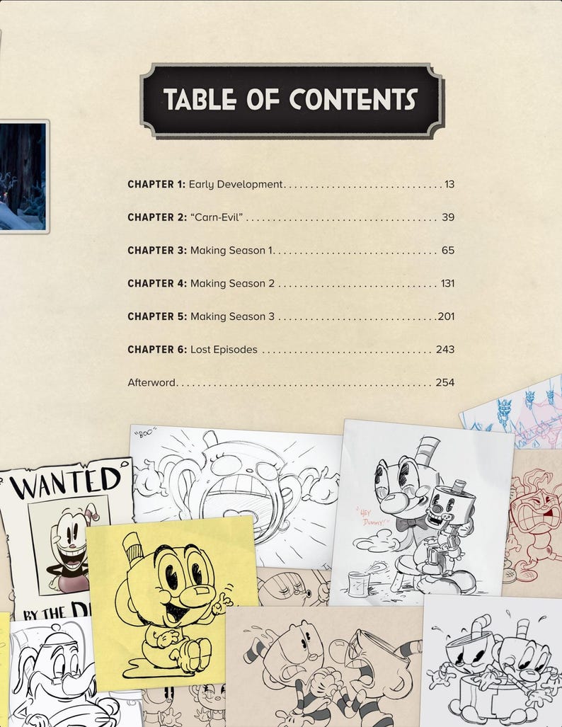 The Art of the Cuphead Show Art Book - English Illustration Artbook ...