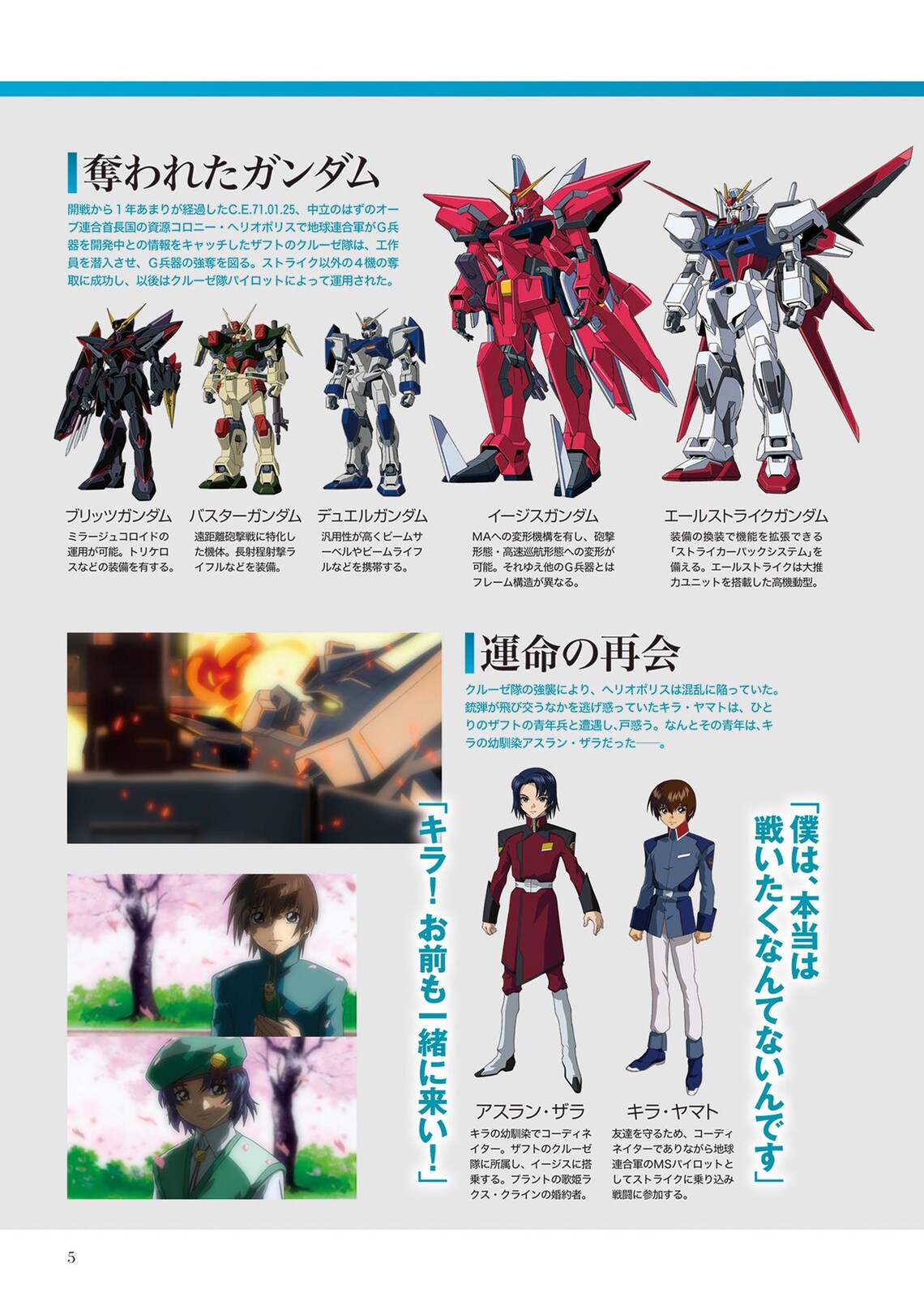 Mobile Suit Gundam SEED FREEDOM Animation Guide Sword of COMPASS Book ...
