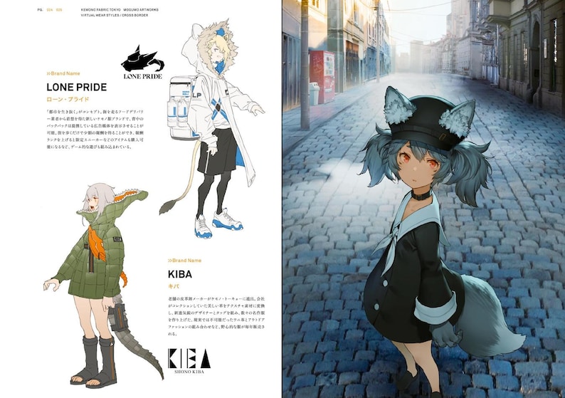 Mogumo & Hisadake Artworks : KEMONO FABRIC TOKYO - Furry X Fashion ...