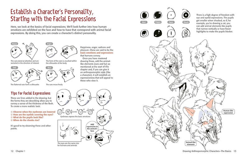 Bundle 3 How to Draw Manga Furries , Drawing Fantasy Furry & Action ...