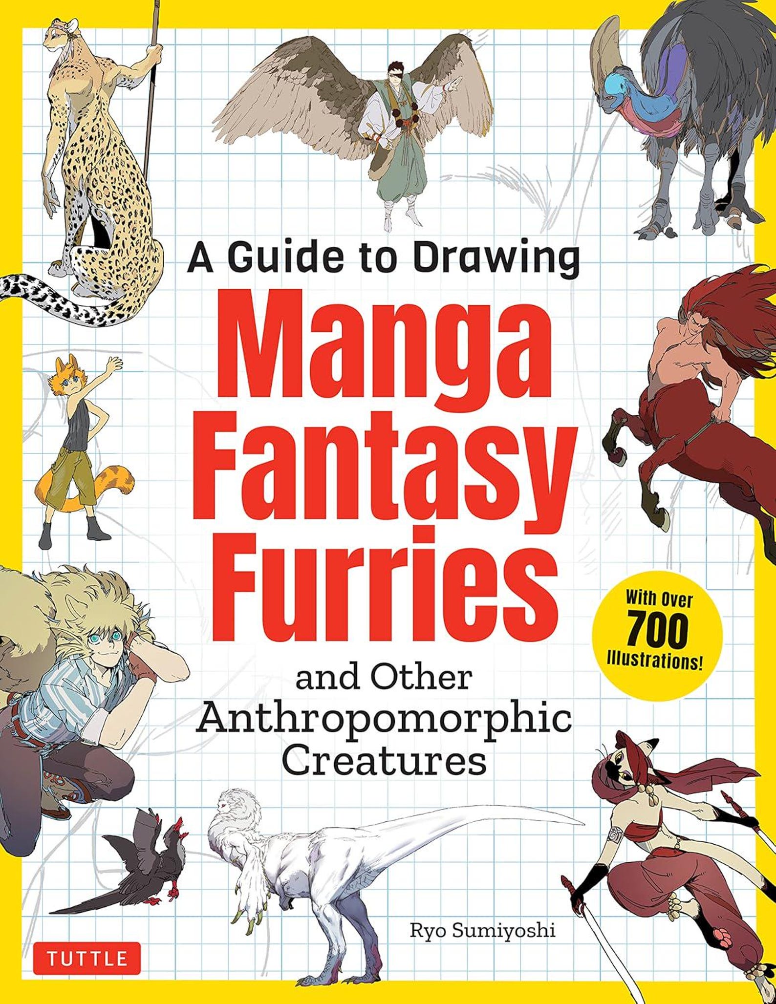 Bundle 3 How to Draw Manga Furries , Drawing Fantasy Furry & Action ...