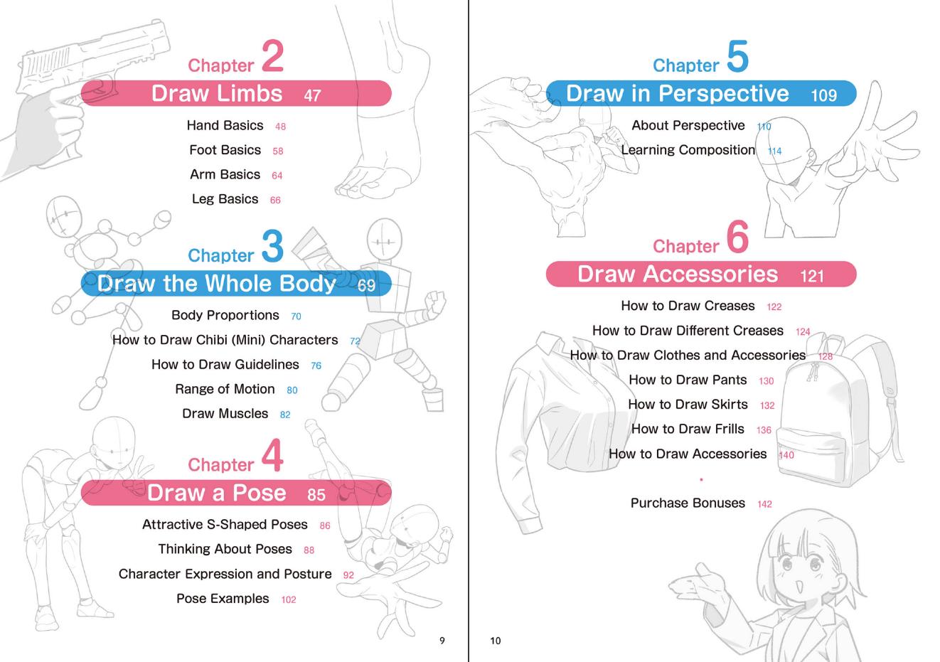 The Best of Everything ! Master the Manga Drawing Anatomy & Body Parts ...
