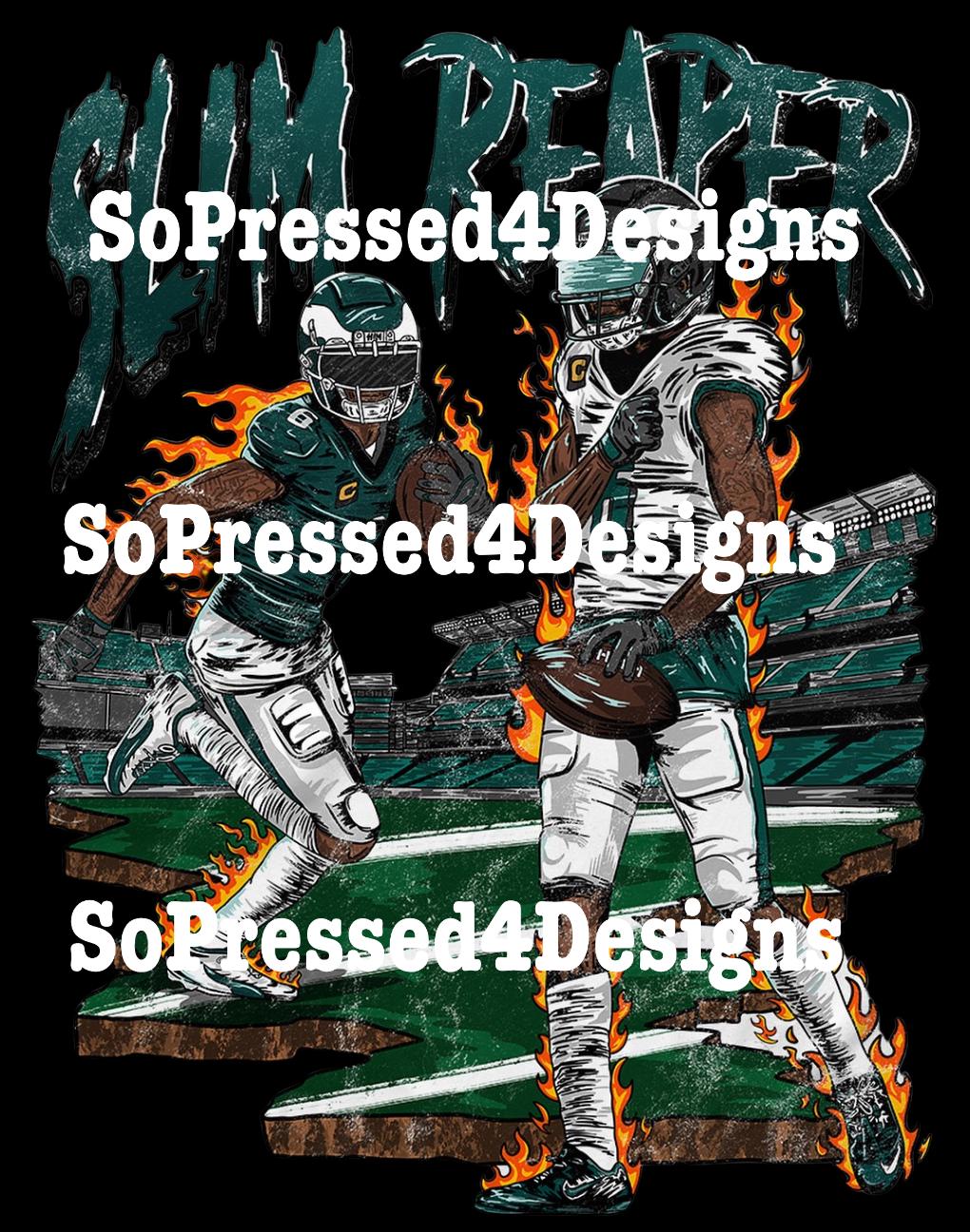 SLIM REAPER Eagles Football Png Design - Etsy