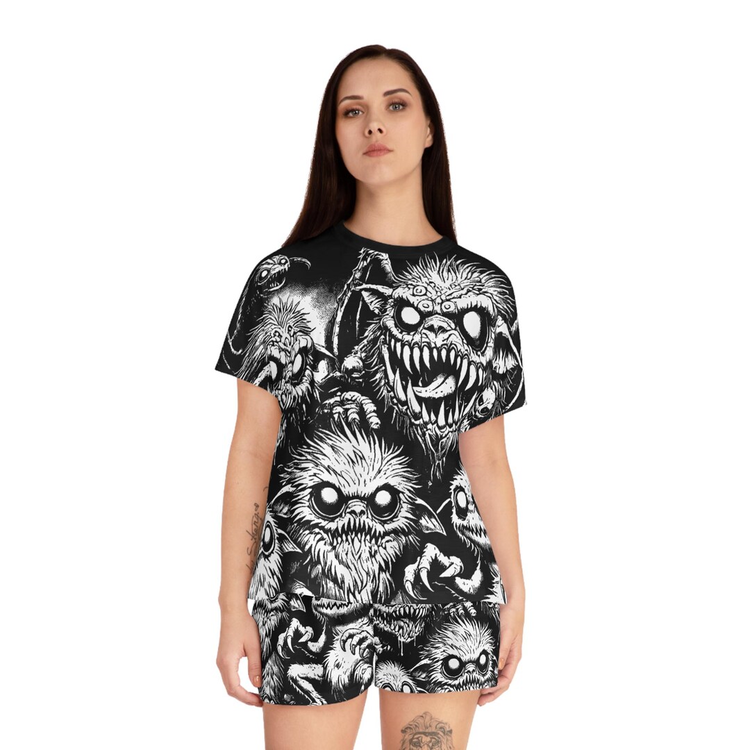 Pajama Set, Critters Fan Art, Sleepwear, PJ Set, Lounge Wear, Women's ...