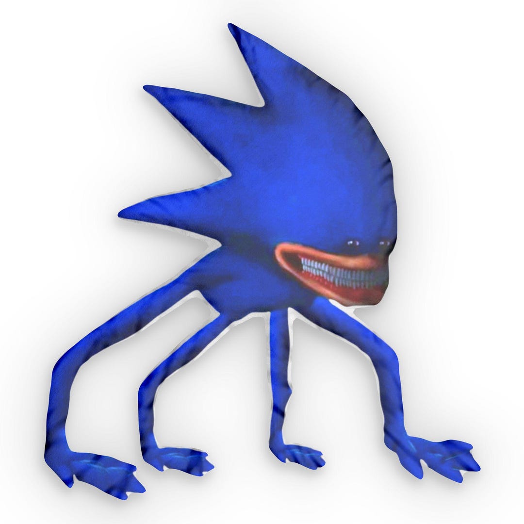 Shin Sonic Shaped Pillow, Custom Shaped Pillow, Shin-sonic Pillow ...