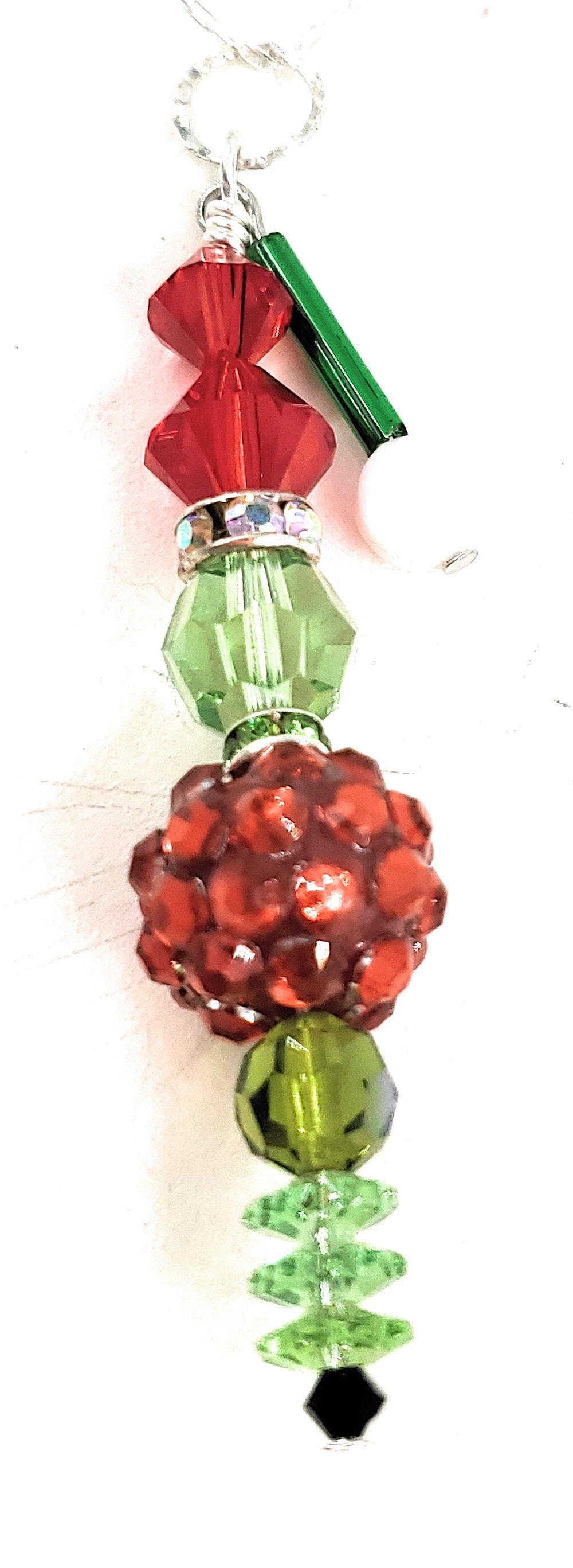 Grinch Pendant: Swarovski Crystal Christmas Holiday Jewelry, Sterling ...